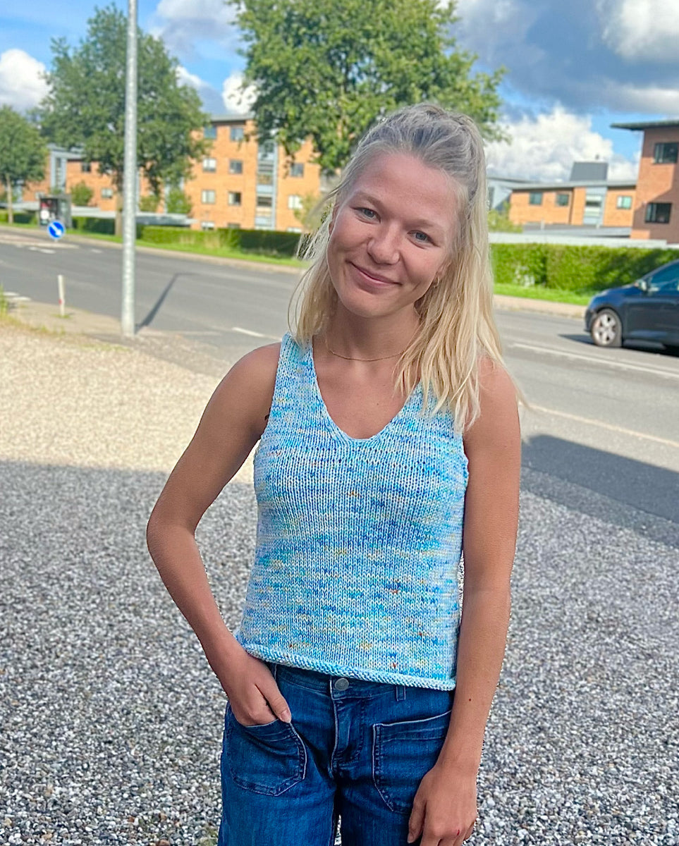 Alice Top Håndfarvet edition - Petiteknit – Min Kreative Verden